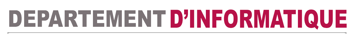 Département d'Informatique